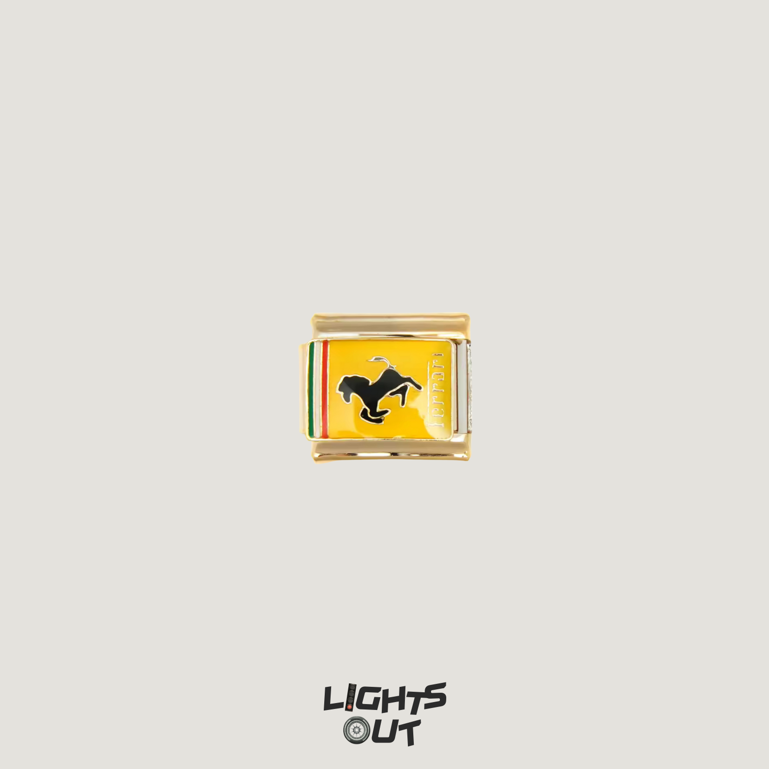 Ferrari - Italian Charm (Gold) – Lights Out KL